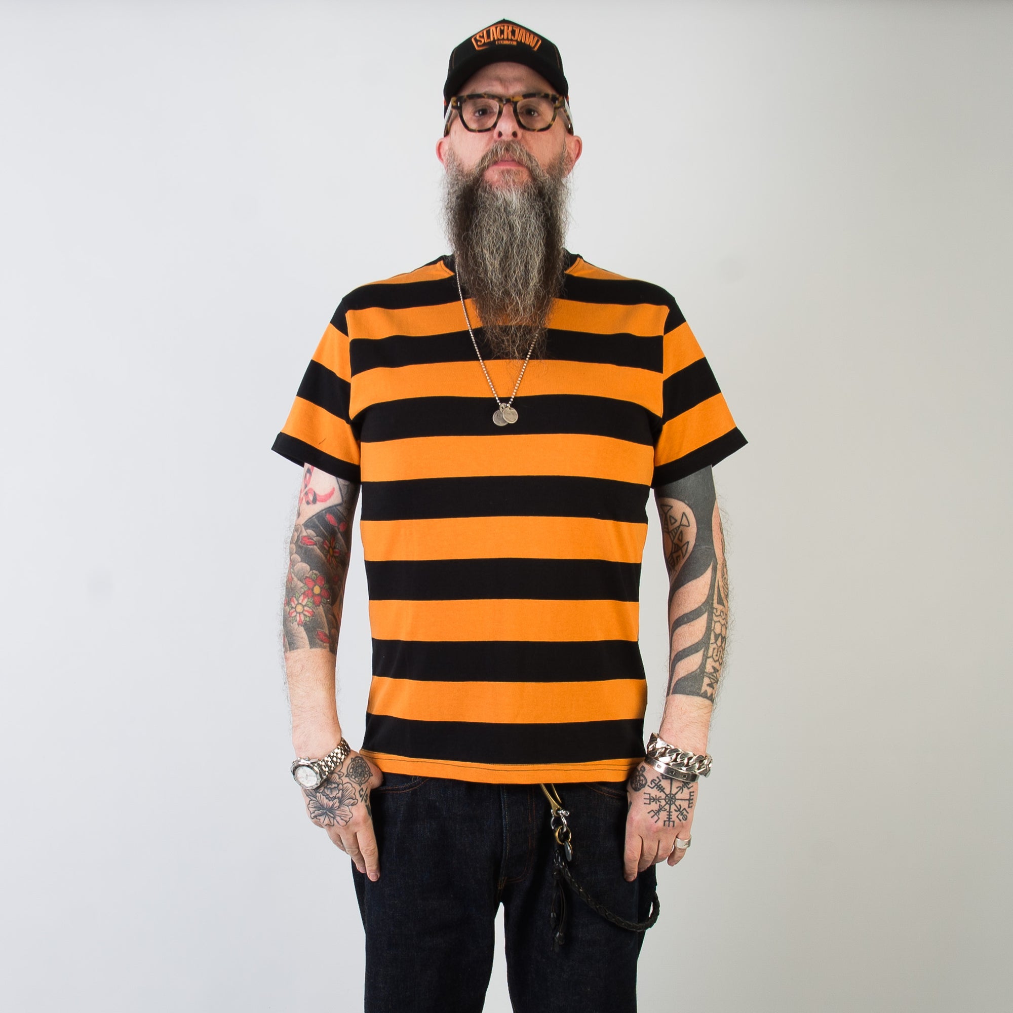 Breakout T Shirt - Black/Rust | Premium Men's T Shirts | Slackjaw