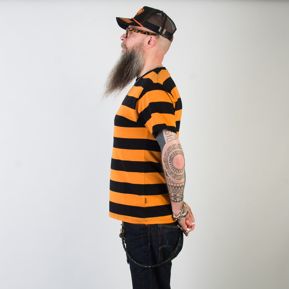 Breakout T Shirt - Black/Rust | Premium Men's T Shirts | Slackjaw