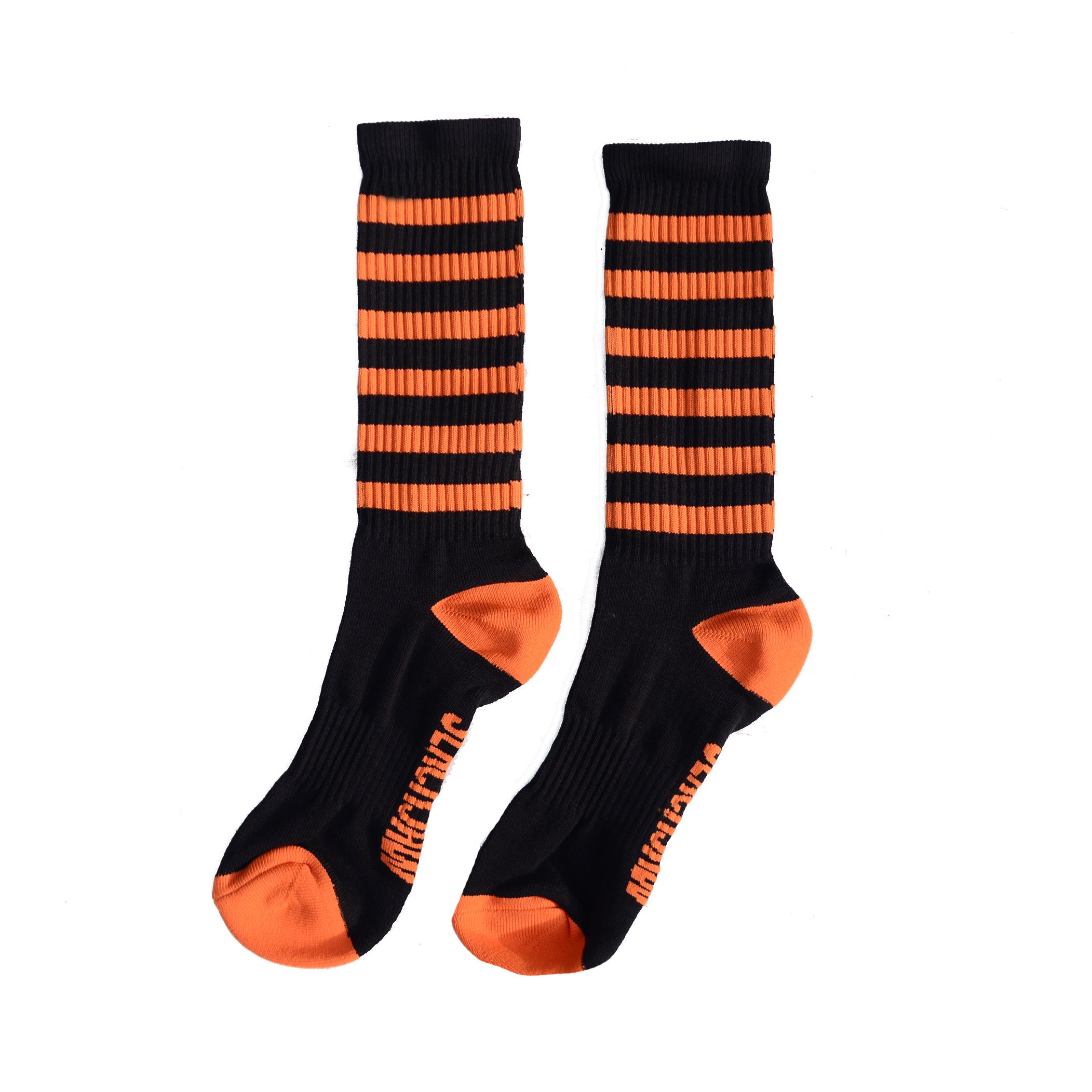 Breakout Crew Socks - Black/Rust – Slackjaw Apparel